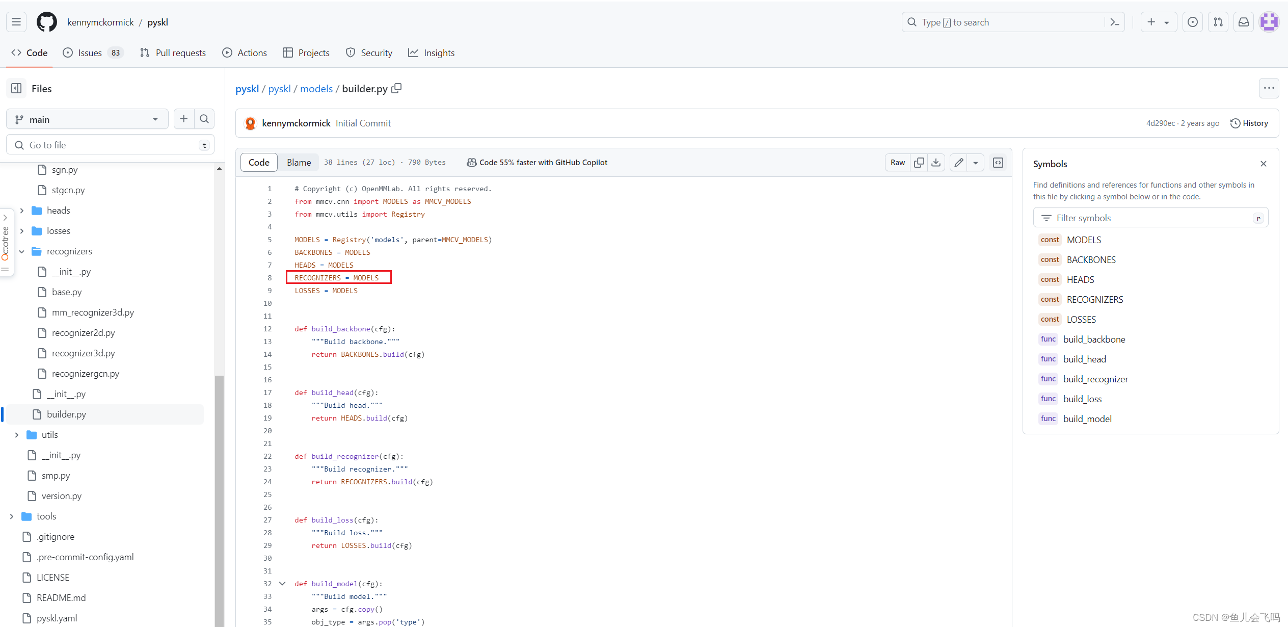 @RECOGNIZERS.register_module()是什么语法？_java baserecognizer-CSDN博客