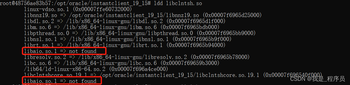 linux python cx_Oracle:DPI-1047:cannot locate a 64-bit oracle client library:“libclntsh.so“ 解决办法 ...