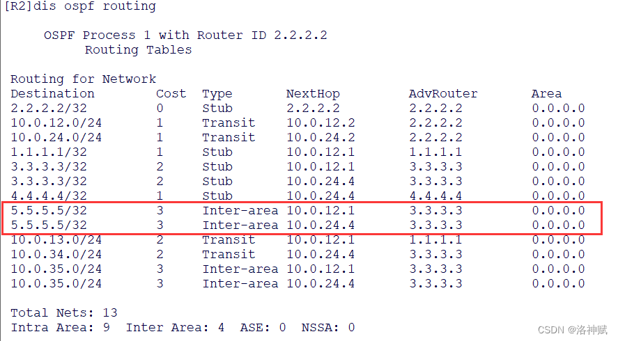 OSPF与IS-IS组网实验：路由配置与优化-CSDN博客
