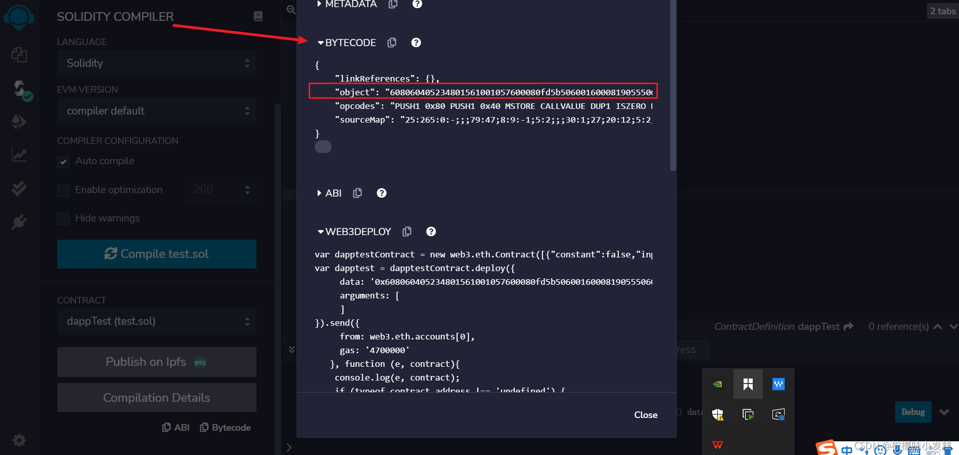以太坊Dapp开发通过web3.js部署合约_web3.js deploy-CSDN博客
