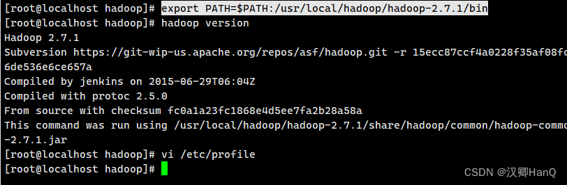大数据学习1.4-xShell配置Hadoop_在xshell中解压hadoop-CSDN博客