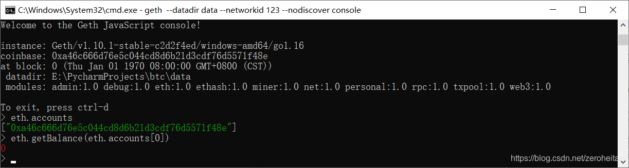 Windows下python-web3.py、geth、solc的安装使用以及简单的私链连接和智能合约的部署_web3.py进行简单的私链连接-CSDN博客