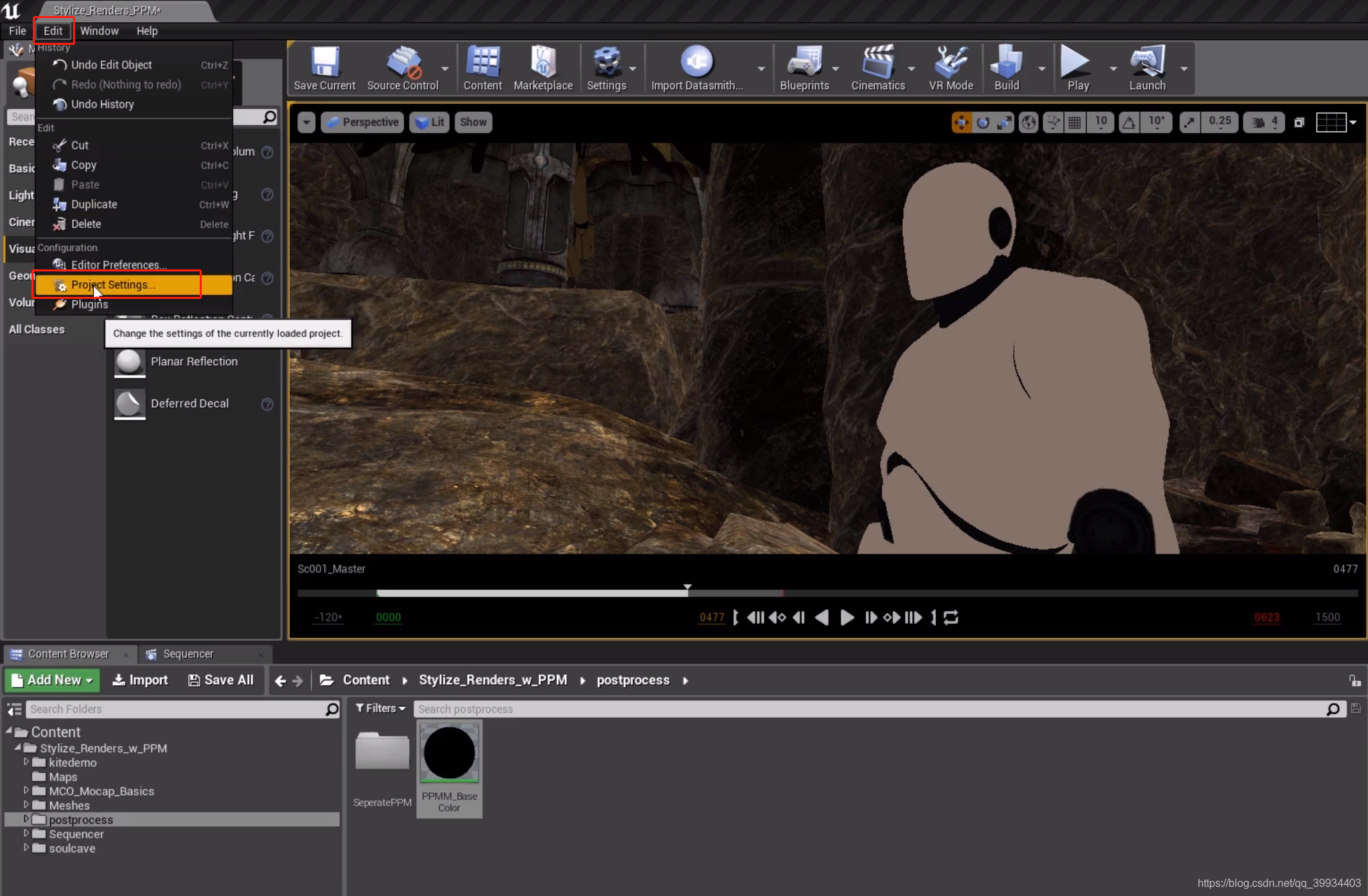 UE4 虚幻引擎，PostProcess后处理材质_后期材质虚幻-CSDN博客
