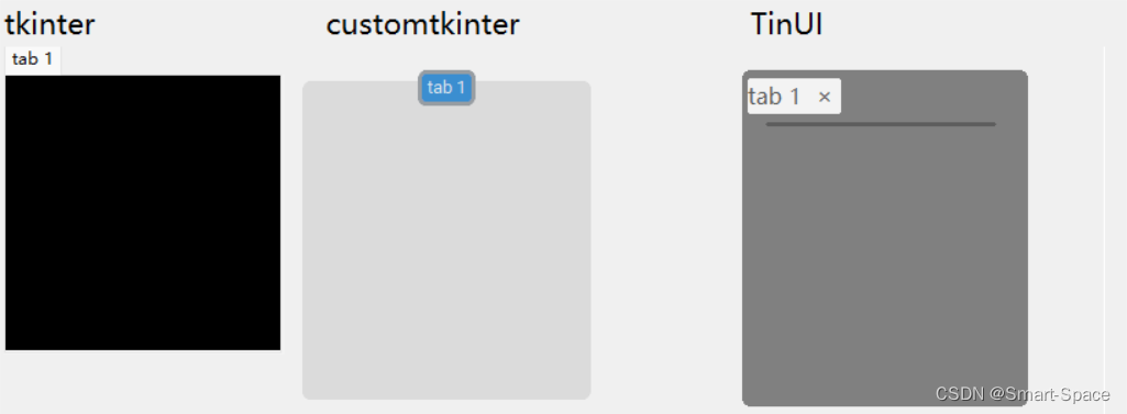 tkinter&Custormtkinter&TinUI控件对比_customtkinter ctkcheckbox 多选-CSDN博客