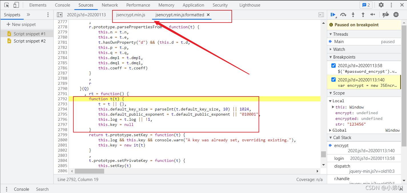 javascript逆向入门级别实战--某小网站登录密码加密分析_jsencrypt is not defined-CSDN博客
