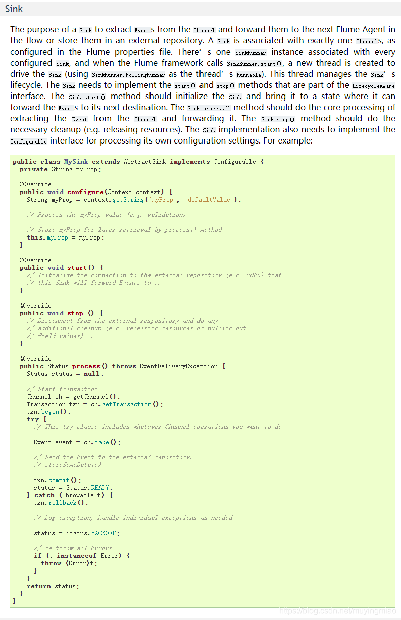 Flume 自定义Source、Sink和Interceptor_flume customersink-CSDN博客