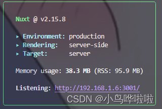 Linux下如何部署Nuxt项目(二)_nuxt.js项目 部署到linux-CSDN博客