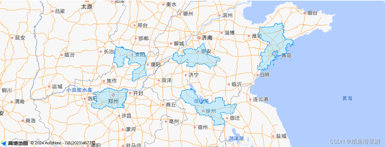 vue3 + 高德地图——实现部分市级地区高亮_vue3 amap.polygon-CSDN博客