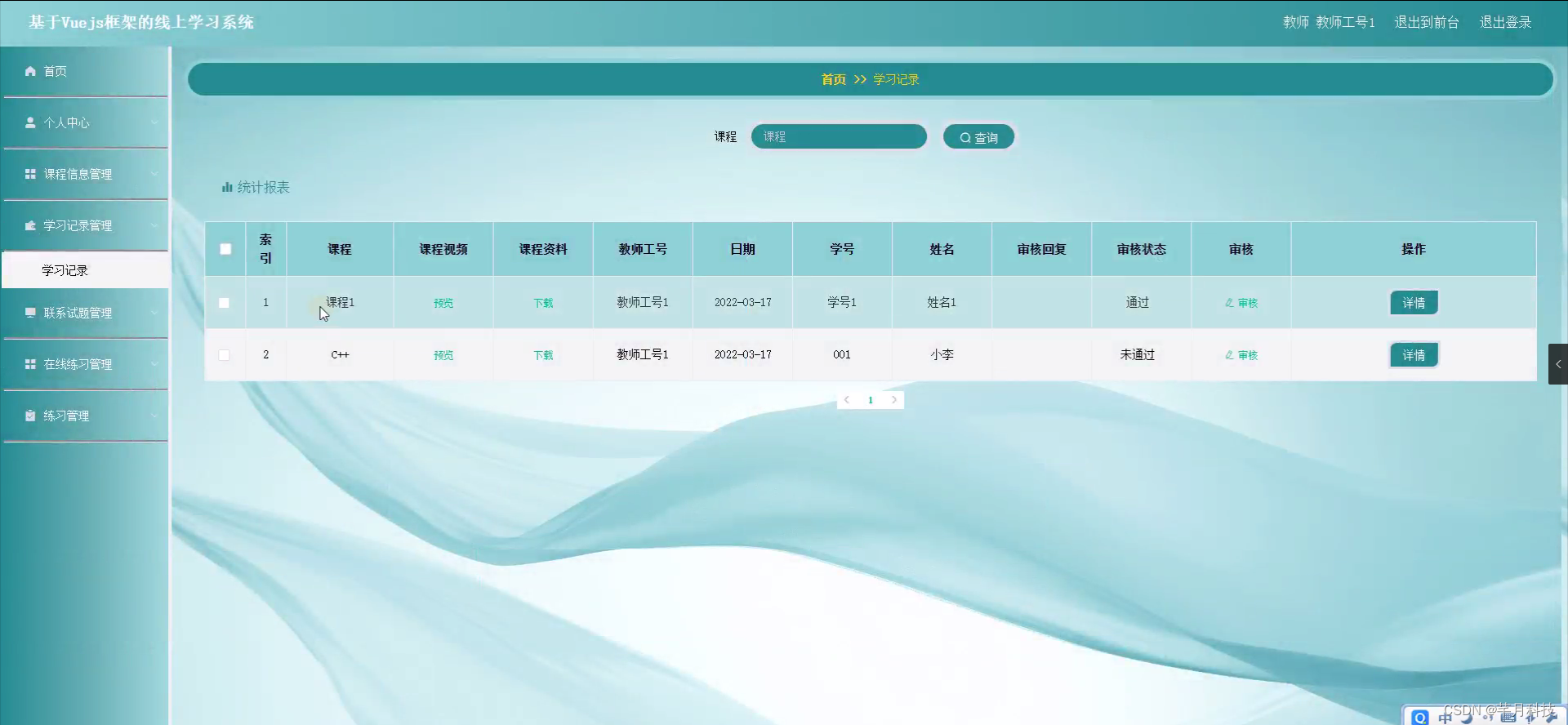 ssm毕设项目线上学习系统8e88w（java+VUE+Mybatis+Maven+Mysql+sprnig）-CSDN博客