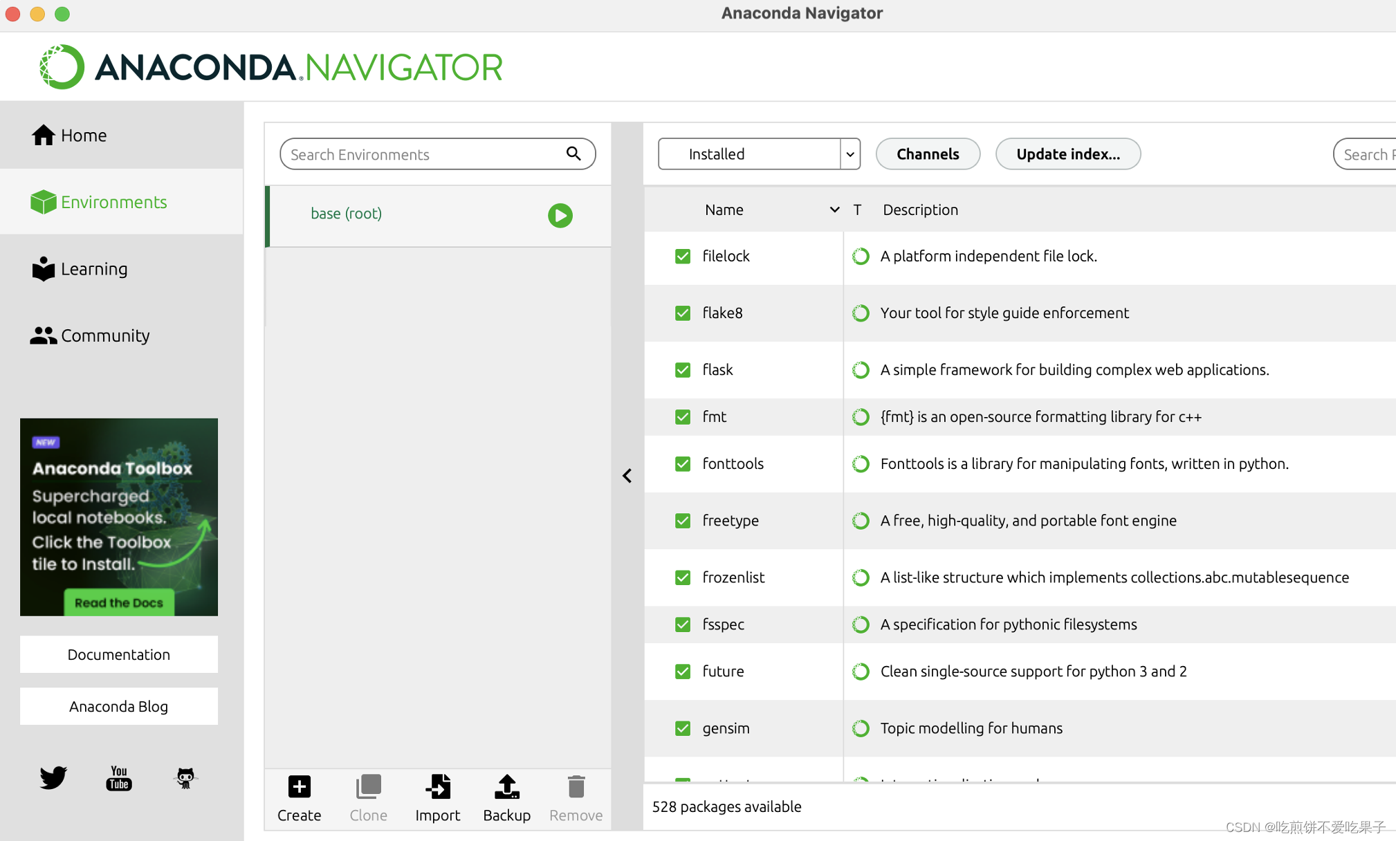 Mac安装Anaconda搭建新环境，安装Jupyter Notebook（新手小白教程）_mac jupyter notebook-CSDN博客