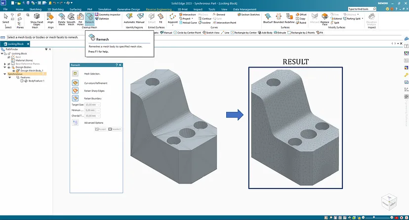 Solid Edge实战3D模型逆向工程_stl文件逆向建模solidworks-CSDN博客