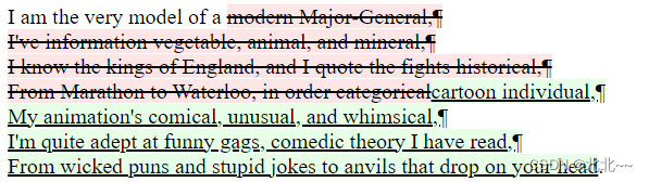 使用 Diff_match_patch 完成文本的对比_react 使用diff-match-patch完成文本对比-CSDN博客