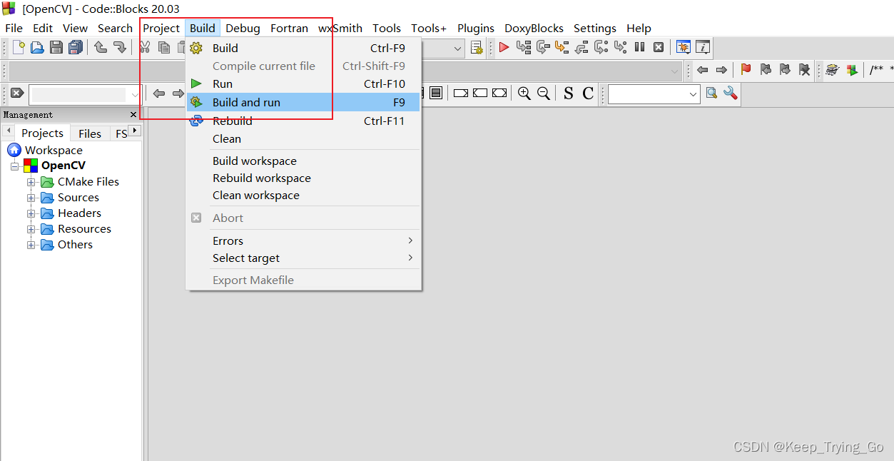 Windows下的CodeBlocks配置Opencv环境_codeblocks opencv-CSDN博客