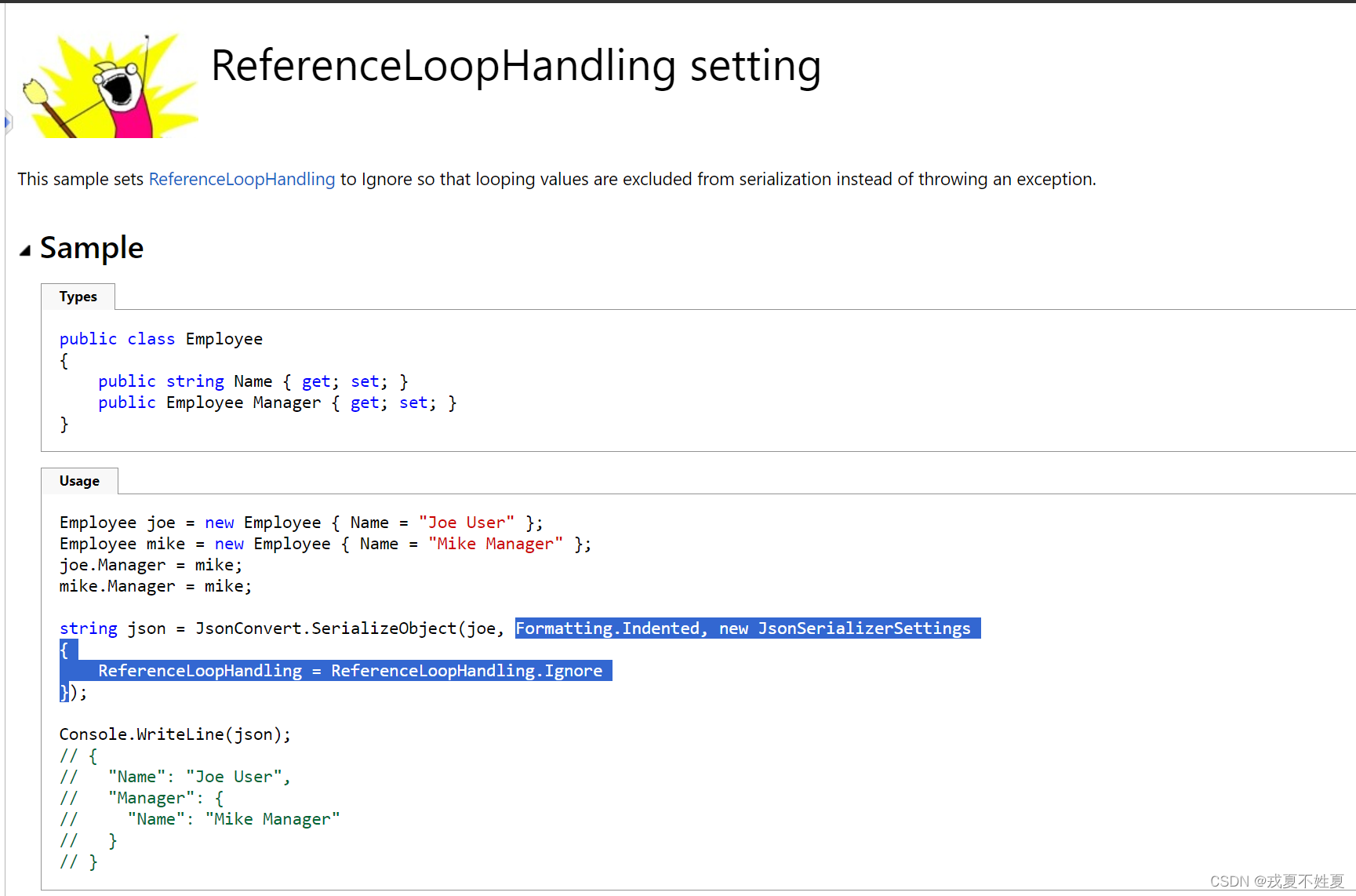 Newtonsoft 序列化 Vector3类型数据报错_self referencing loop detected for property 'norma-CSDN博客