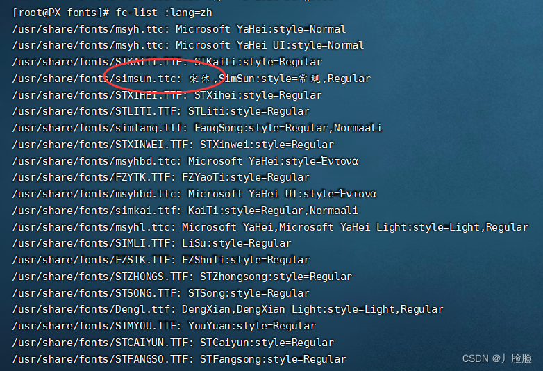 Linux添加中文字体_linux 获取中文字体-CSDN博客