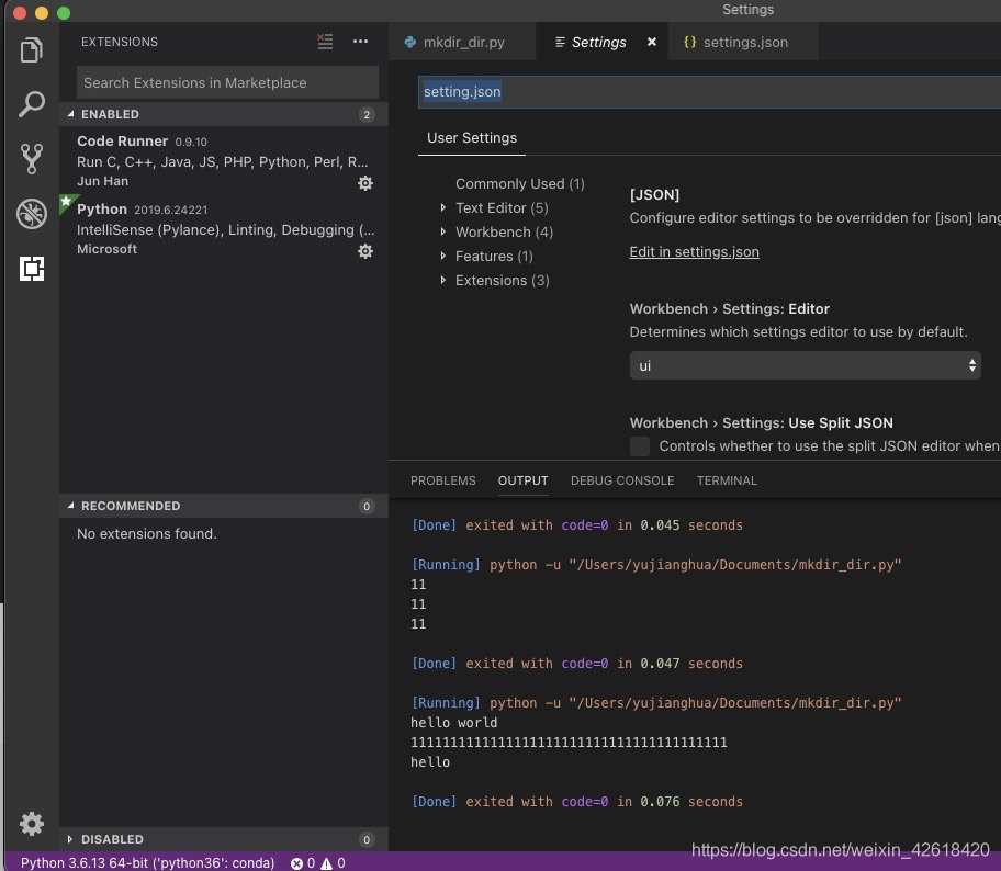 VSCode配置Python教程（MAC版）_mac vscode python-CSDN博客