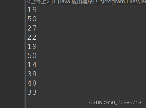 利用Random类来产生10个10~50的随机整数。_rand()10到50-CSDN博客