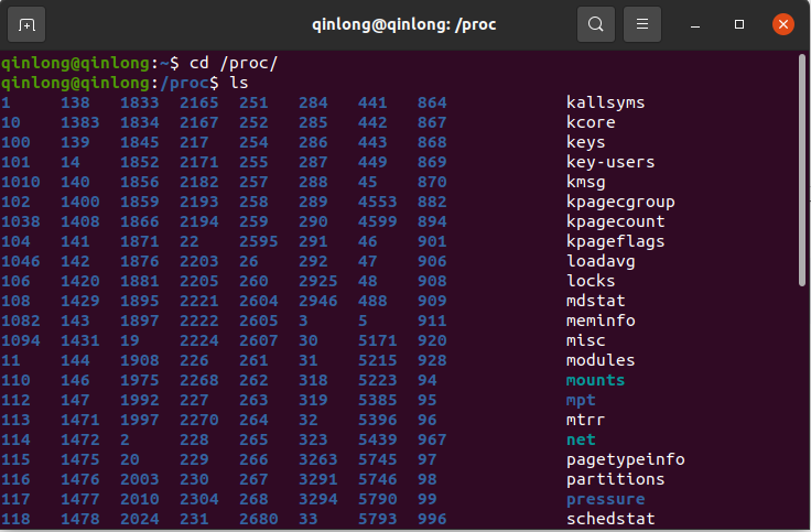 嵌入式Linux系统编程 — 5.7 Linux系统中proc文件系统_linux proc文件-CSDN博客