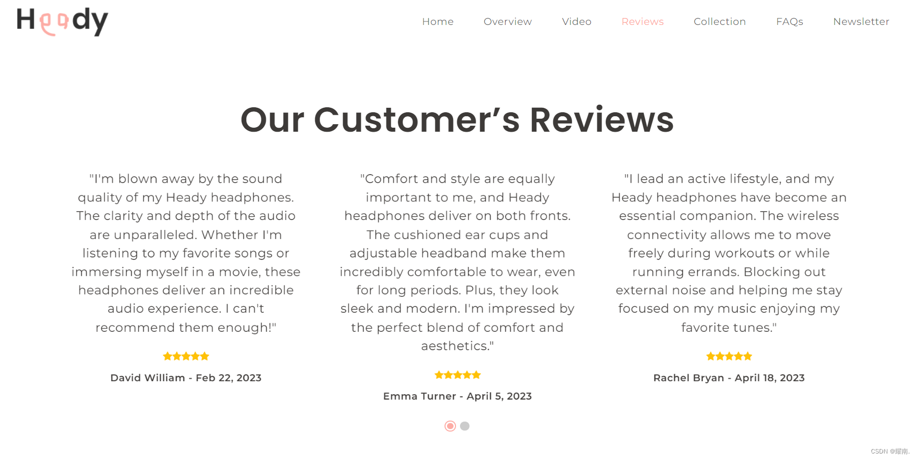 Htmlcssjs 网页设计实例 静态响应式前端网页模板一键复制②前端网站模板 Csdn博客