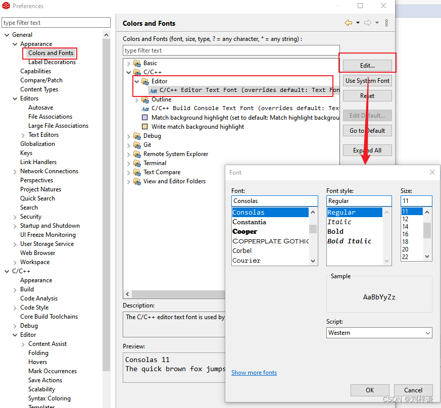 专项1.ccs配置及快捷键的使用_ccs怎么设置中文字体-爱代码爱编程
