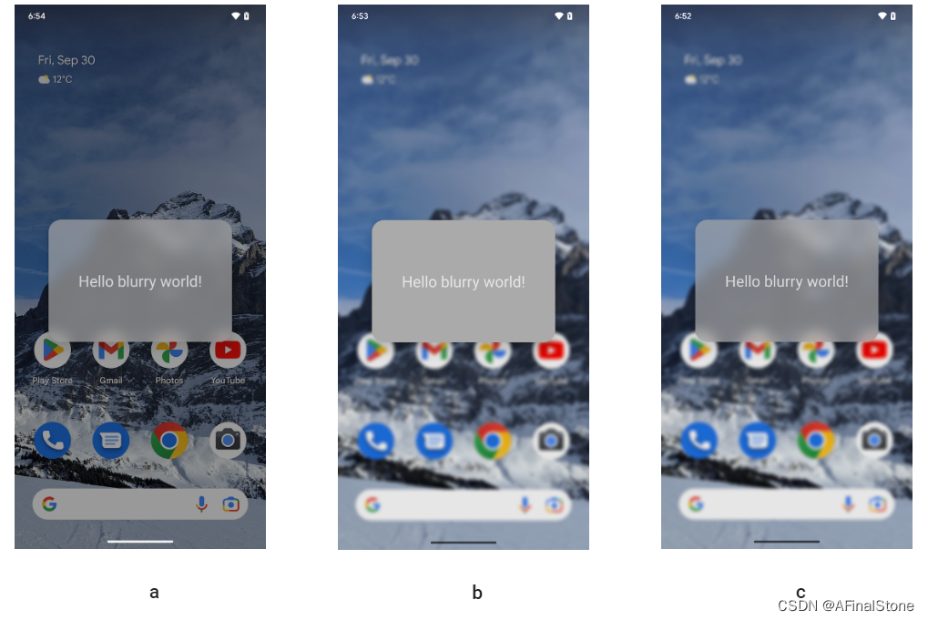 Android12窗口模糊（二）在WindowManager的addView方法添加的视图中实现高斯模糊效果_backgroundblurdrawable-CSDN博客