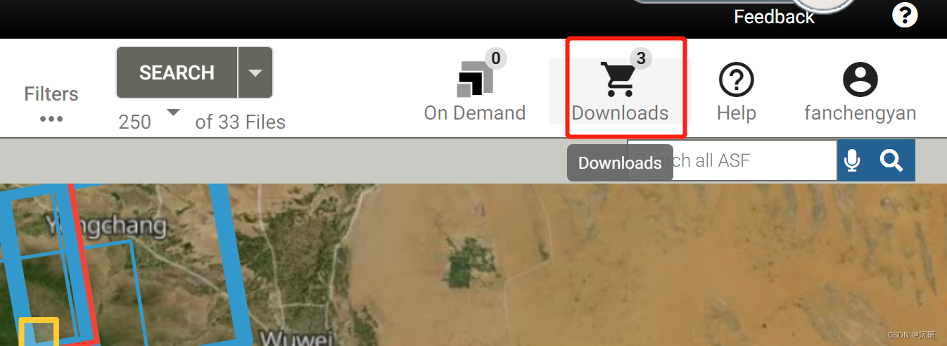 Alos PALSAR 12.5米免费DEM下载教程_alos dem-CSDN博客