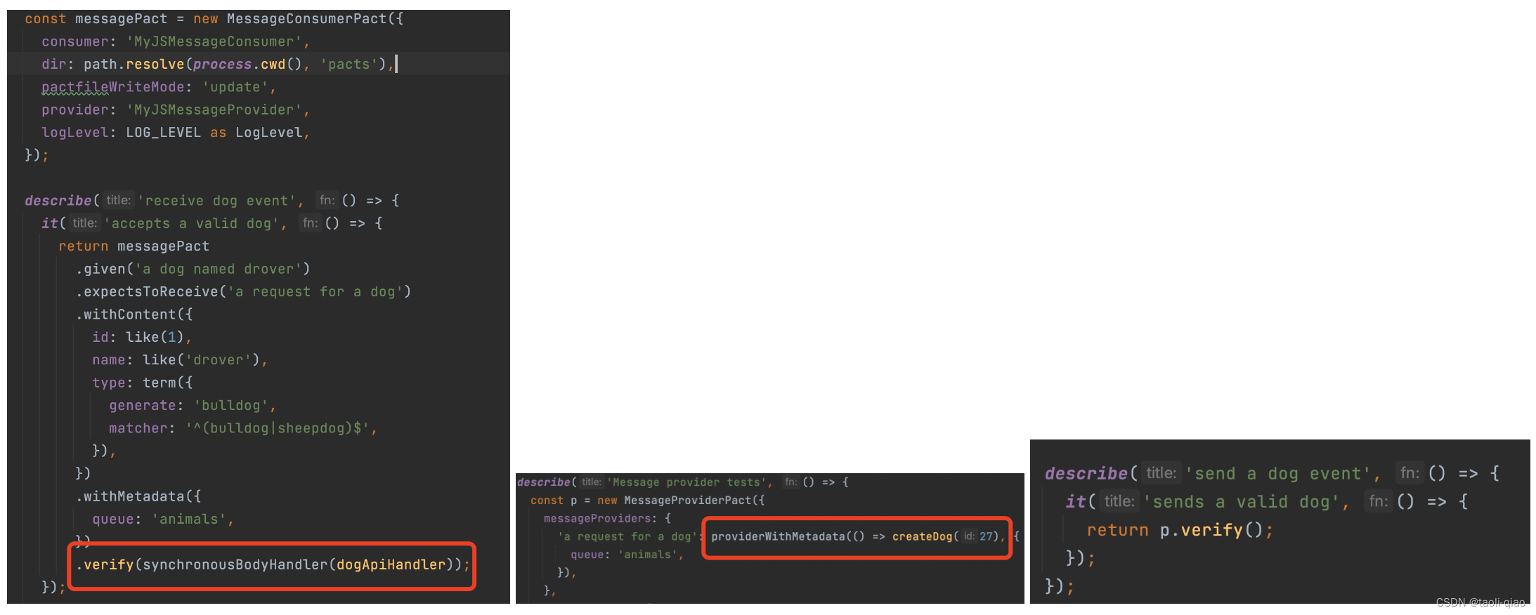 契约测试之 - 用Pact-JS编写Message和GraphQL的契约测试_pact-js使用-CSDN博客