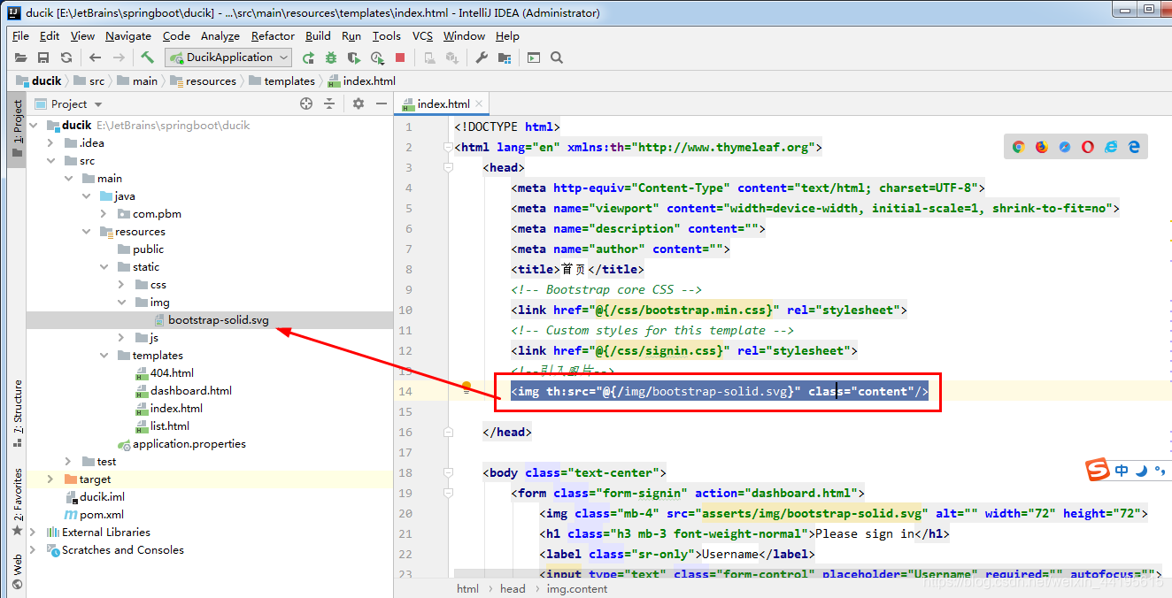 springboot使用thymeleaf的方式引用static中的静态资源以及引用框架文件资源方法_thymeleafviewresolver响应的页面如何引入static里面的css-CSDN博客