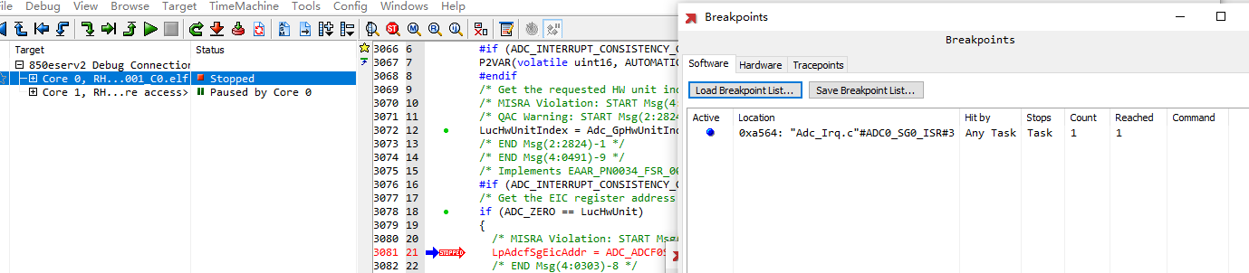 使用GHS和Renesas E2调试RH850 1372_ghs rh850 看寄存器值-CSDN博客