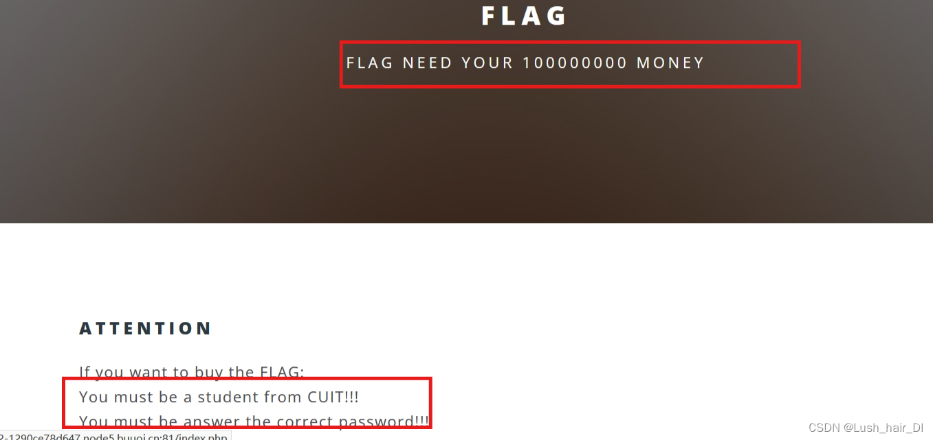【CTF练习】BUUCTF WEB3_buuctf buyflag-CSDN博客