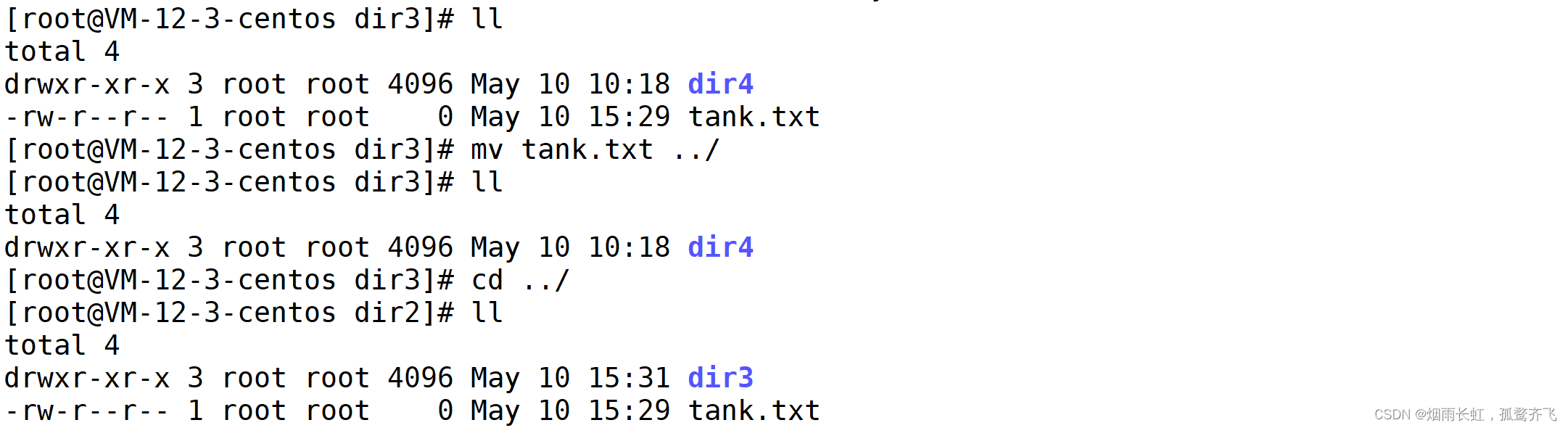 【Linux笔记】 基础指令（二）_linux move-CSDN博客