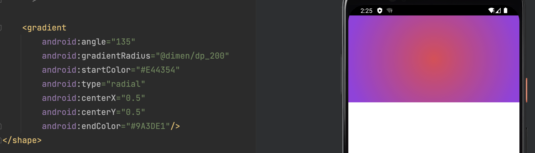 Android 渐变背景色_android渐变的背景色-CSDN博客