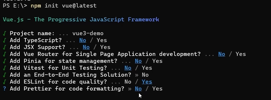 1、create-vue搭建Vue3项目_create vue-CSDN博客
