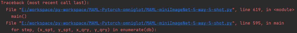 报错AttributeError: Can‘t pickle local object ‘MiniImagenet.__init__.＜locals＞.＜lambda＞‘解决办法 ...