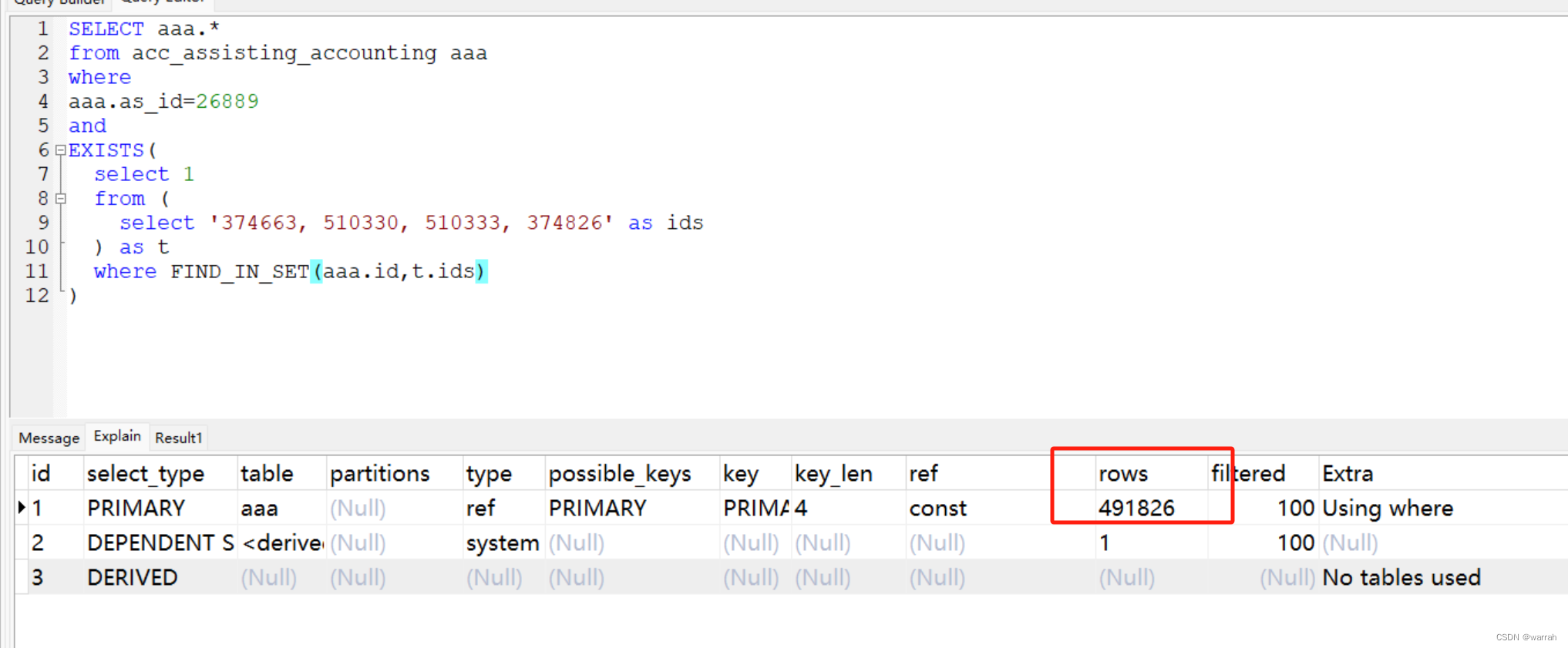 mysql in查询优化-CSDN博客