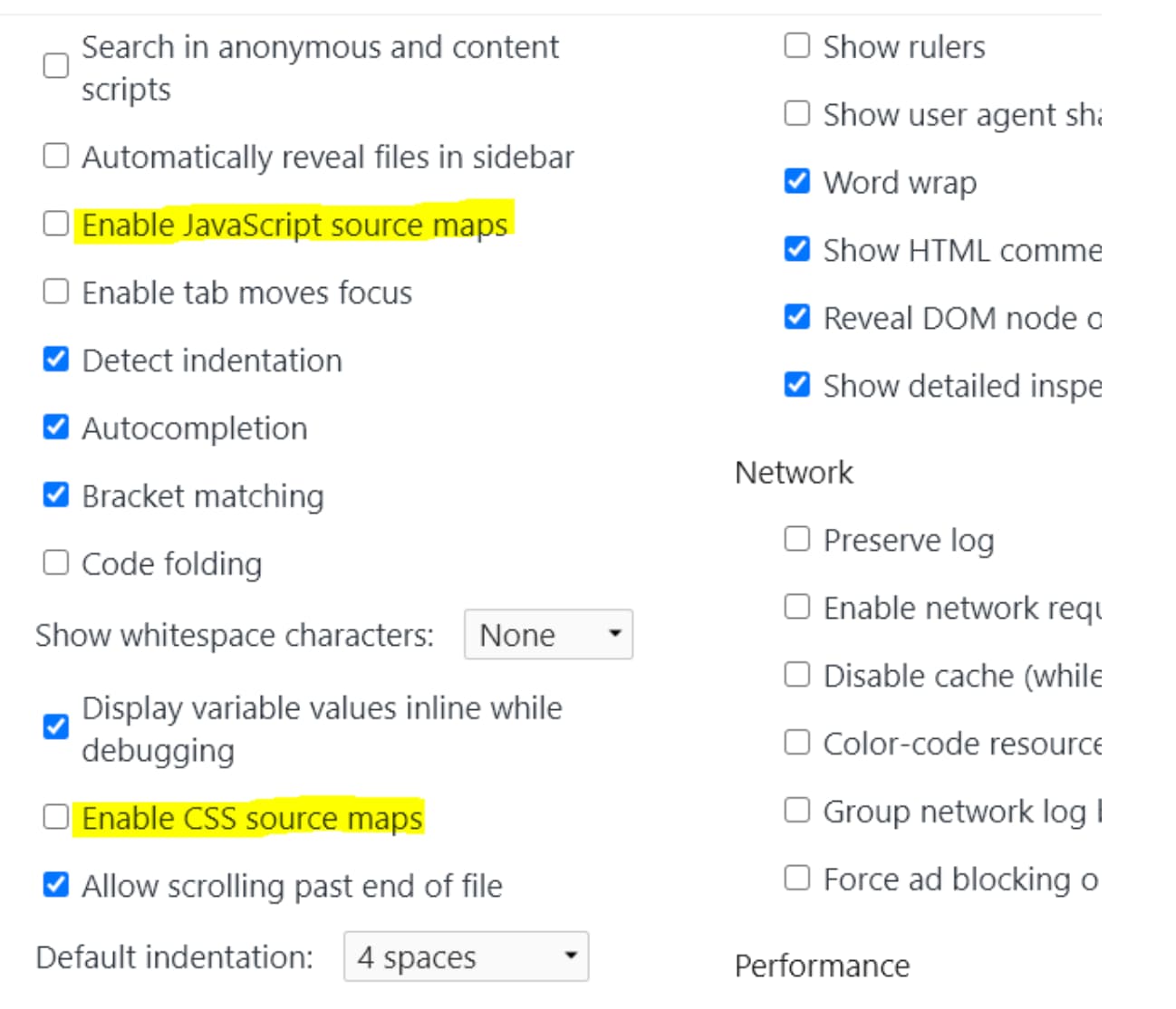 devTools failed to load sourcemap: Could not parse content for map ...