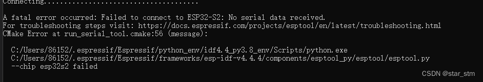 烧录esp32遇到No serial data received-CSDN博客