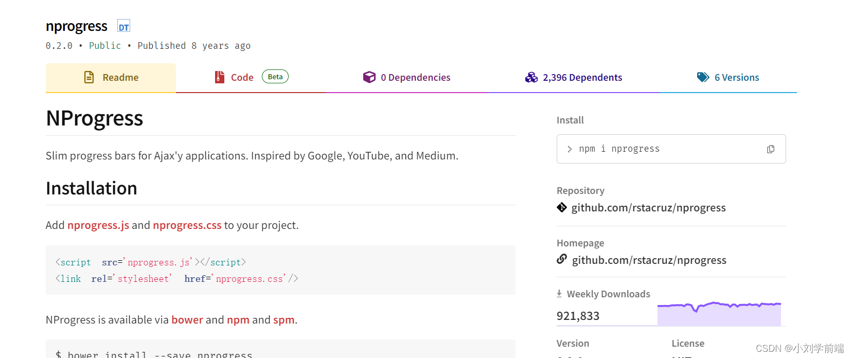 NProgress实现全局loading效果_nprogress loading-CSDN博客