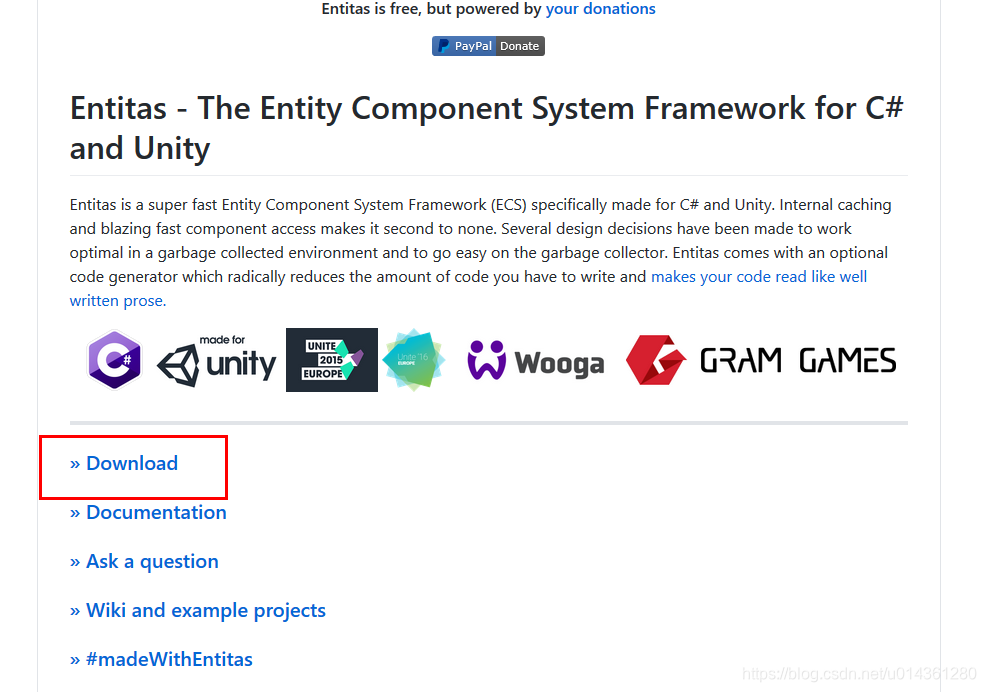 Unity Ecs 之 Entitas 的简单介绍,插件下载、导入,和简单使用(一篇文入门搞懂ecs是什么)unity Entities