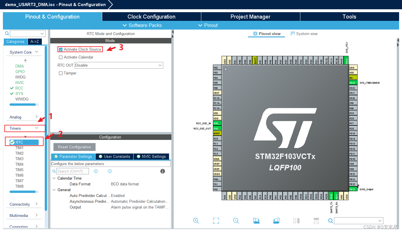 STM32F103下的DMA串口通讯-以485硬件收发-HAL库版_stm32f103 uart dma-CSDN博客