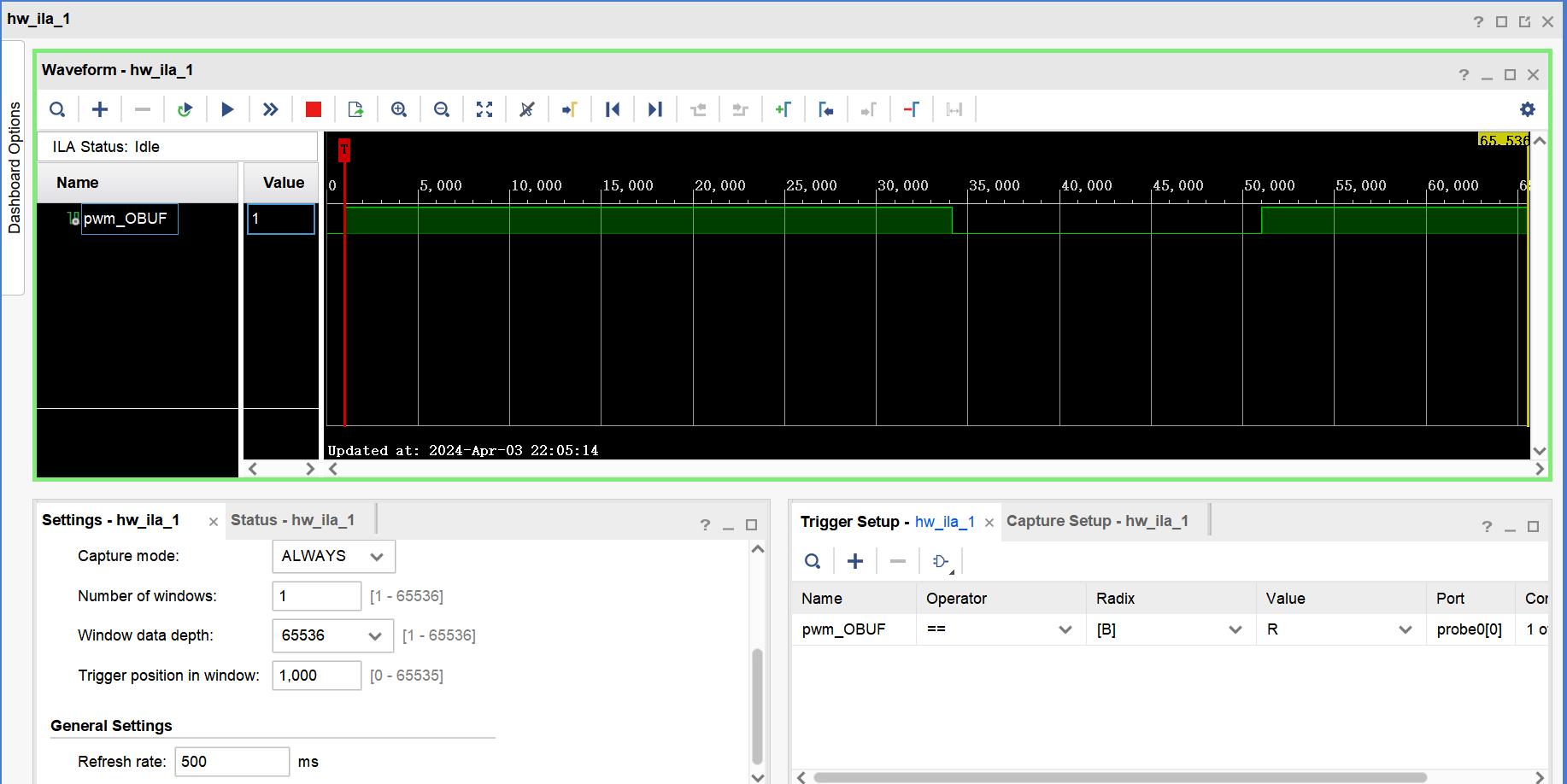 Vivado ILA Capture Control 模式与 Advanced Trigger的功能使用以及TSM（触发状态机）的编写-CSDN博客