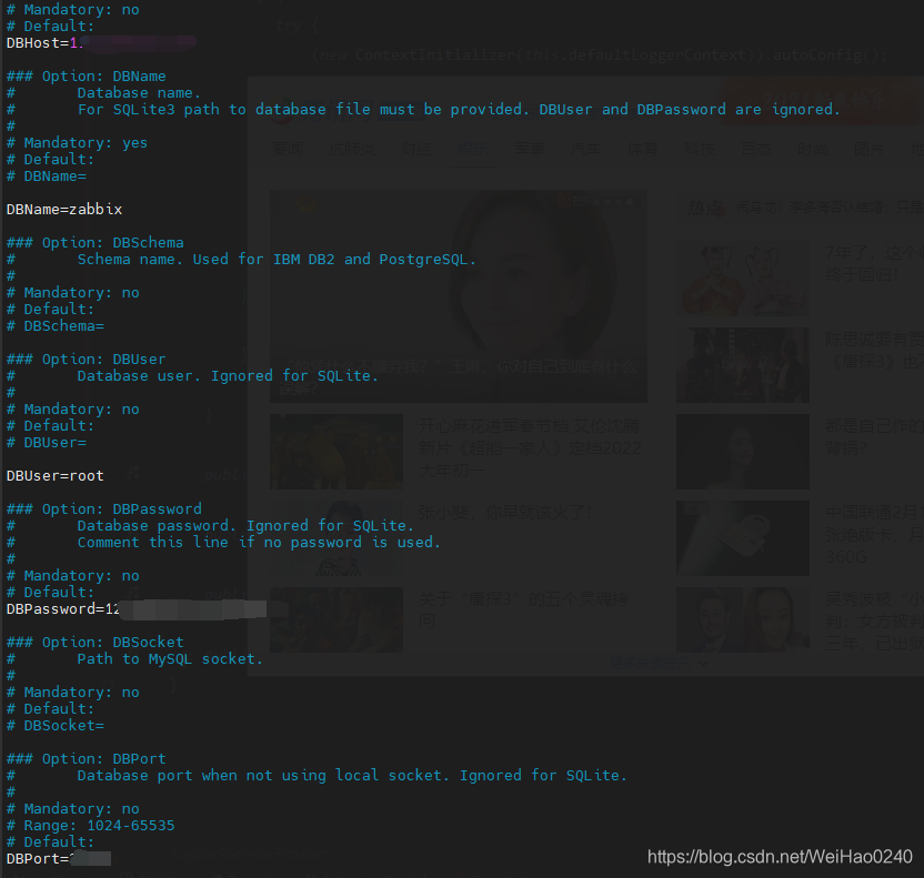 Zabbix Database error_database error connection refused-CSDN博客