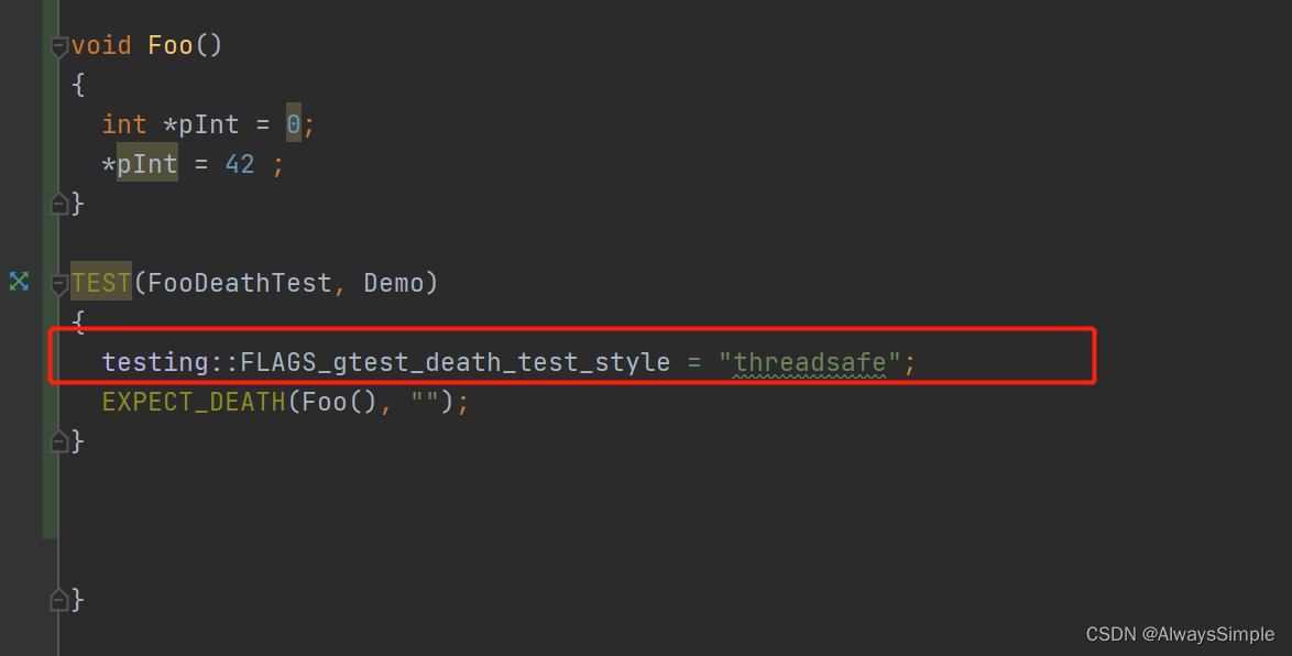 单测Gtest报错_death tests use fork(), which is unsafe particular-CSDN博客