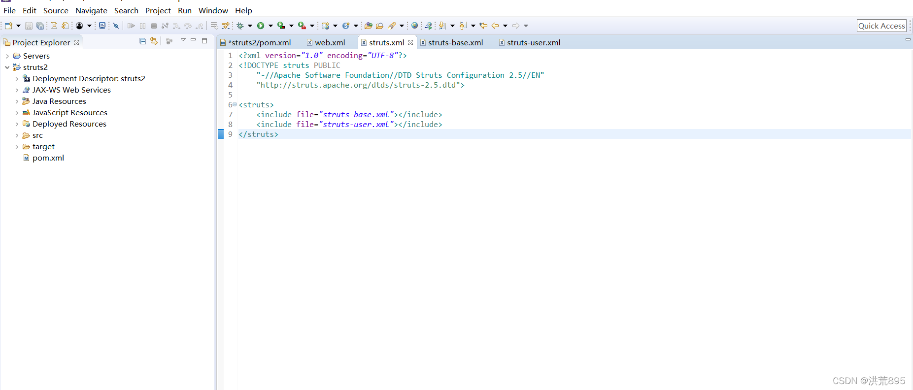 Struts2入门_struts2依赖替换javax-CSDN博客