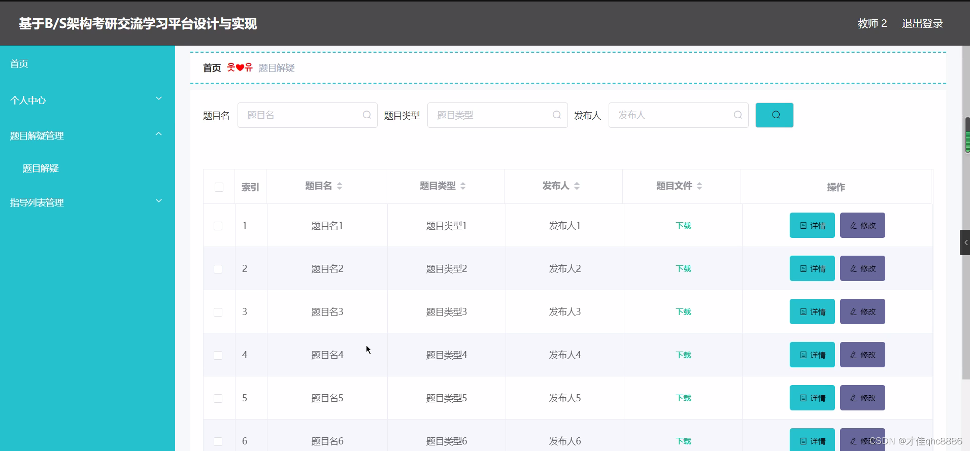 Java毕业设计bs架构考研交流学习平台设计与实现源码系统数据库lw文档调试运行bs架构 运行及开发环境 Csdn博客