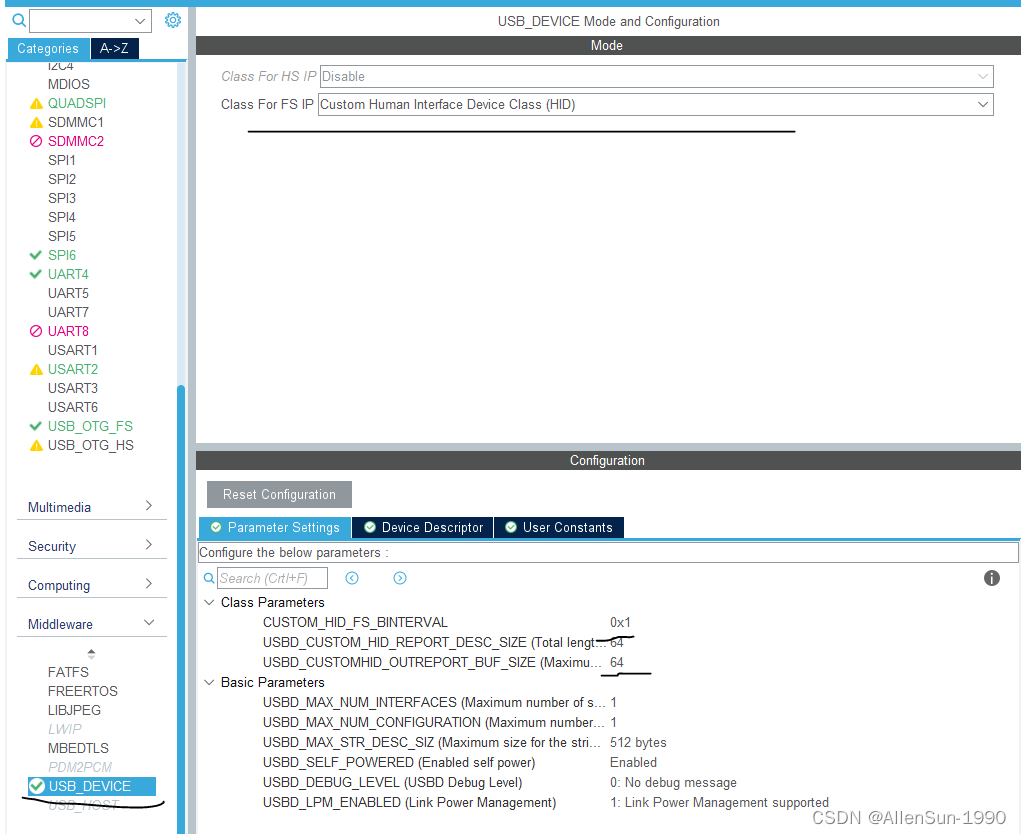 STM32：Custom HID实现USB双向通信_stm32 usb通信-CSDN博客
