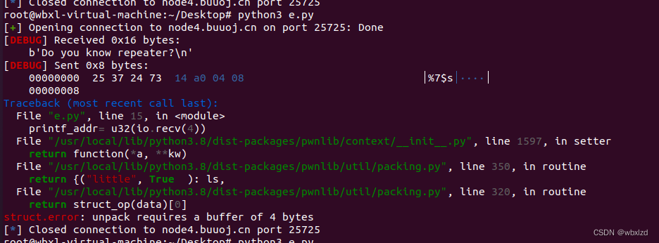 pwn-格式化字符串的刷题记录（未完待续）_pwn { return strlen(&buf) == 'y' && buf == 'd' &&-CSDN博客