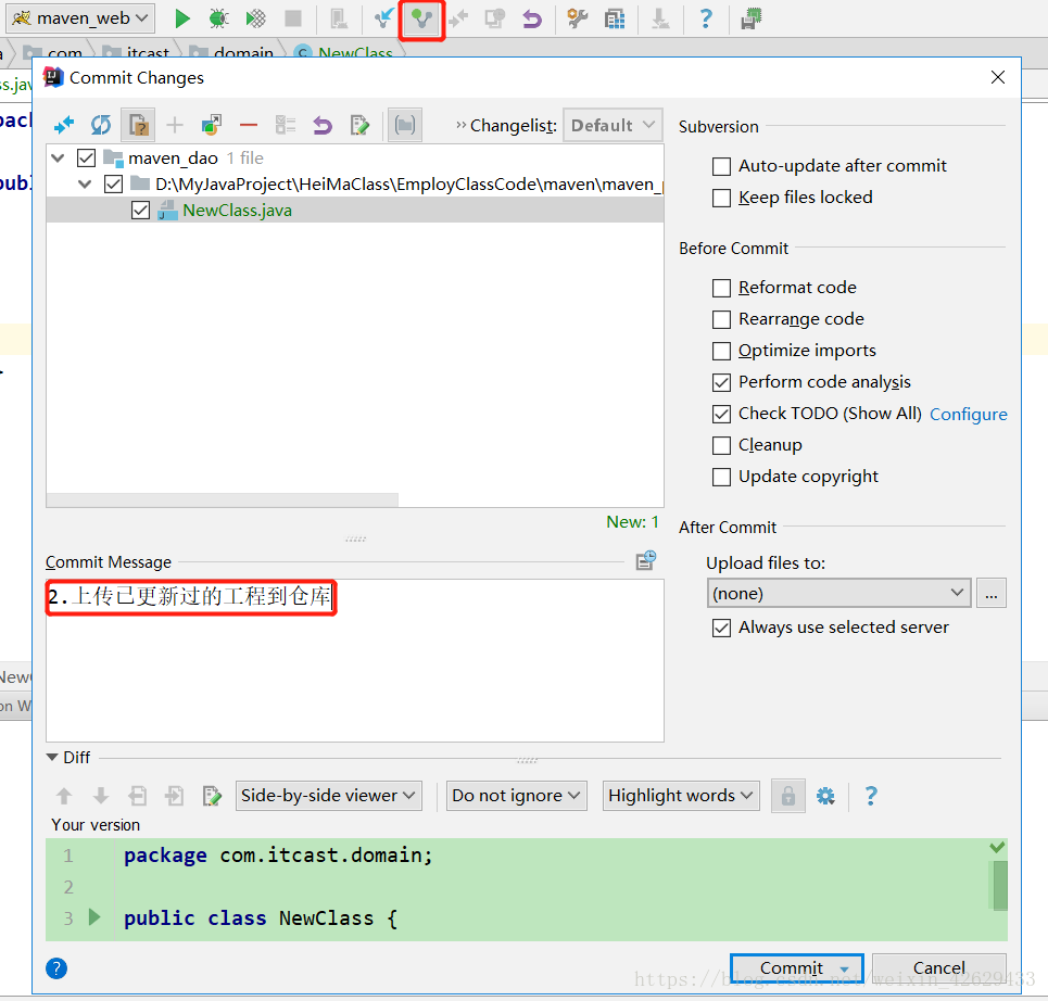 Idea中使用svn从visualsvn Server上传克隆代码idea种svn克隆项目 Csdn博客