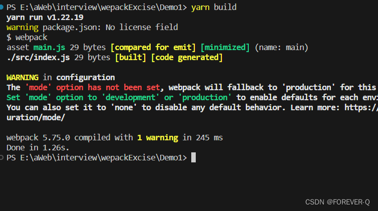 Webpack5新手入门简单配置_webpack 5.7-CSDN博客