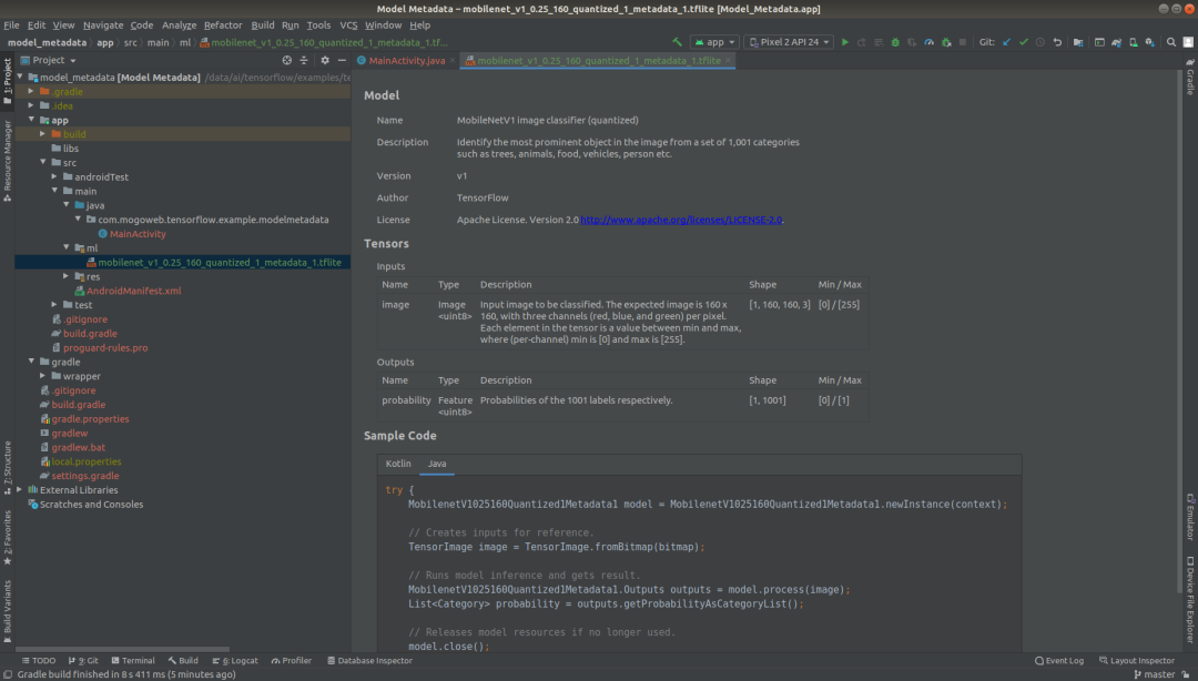 Android Studio新特性：使用TFLite模型更简单-CSDN博客